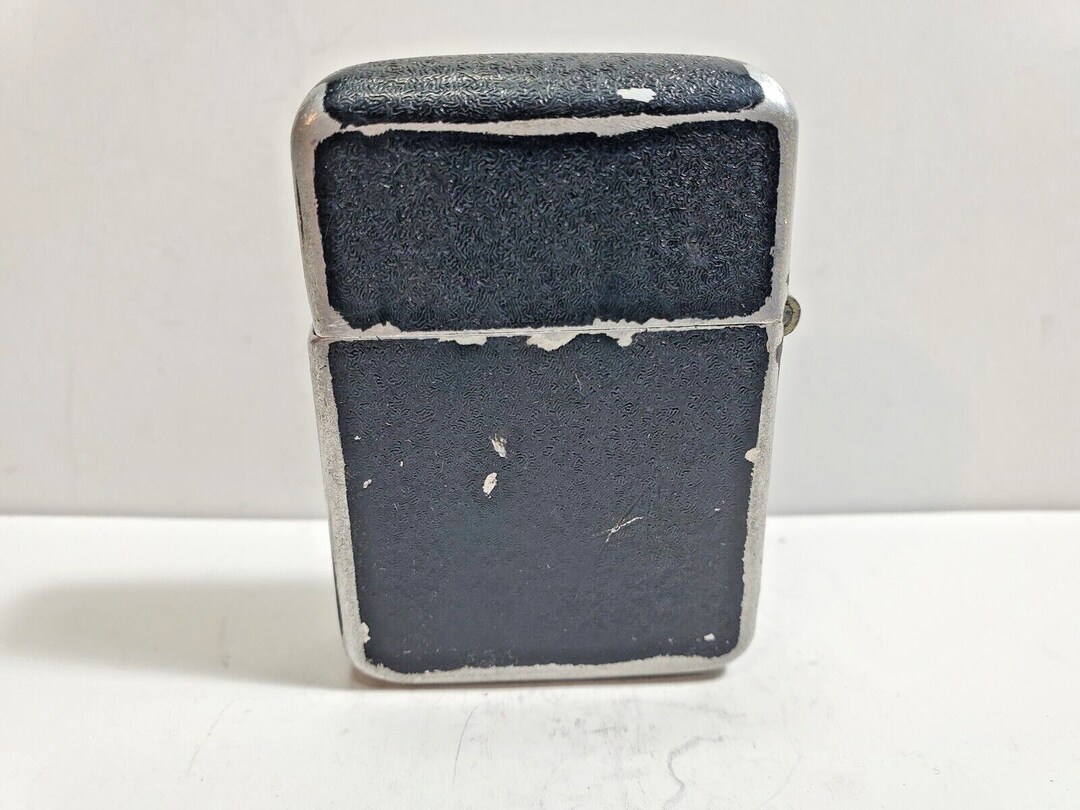 Working WWII Black Crackle Lighter, Berkeley, 3 Barrel Loose Hinge, 16 ...