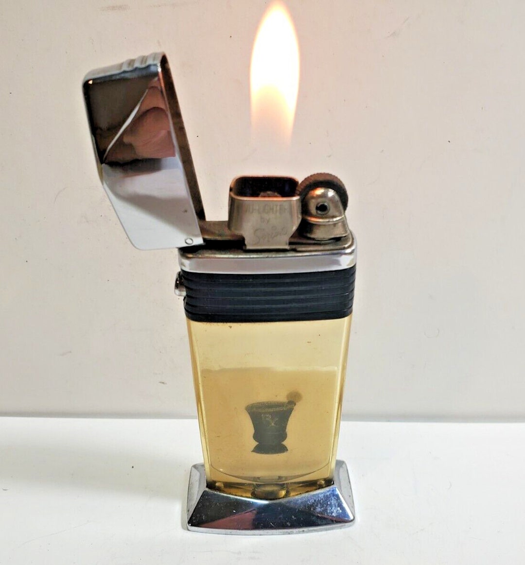 Working Vintage Scripto Table Top Vu-lighter RX Logo Insert 6004/22 - Etsy