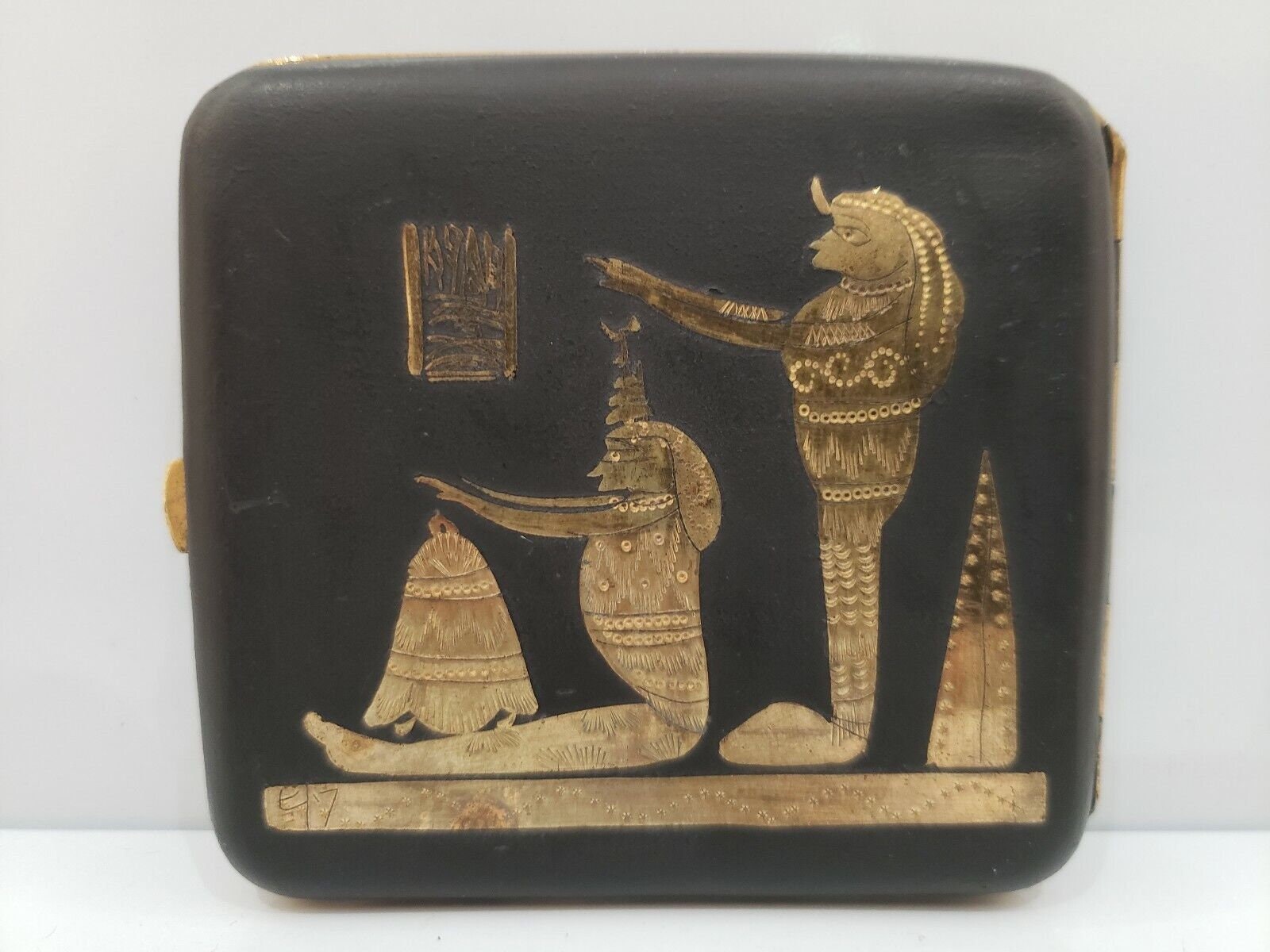 Vintage JAPANESE KOMAI DAMASCENE, Gold Cigarette Case / 36/2 - Etsy