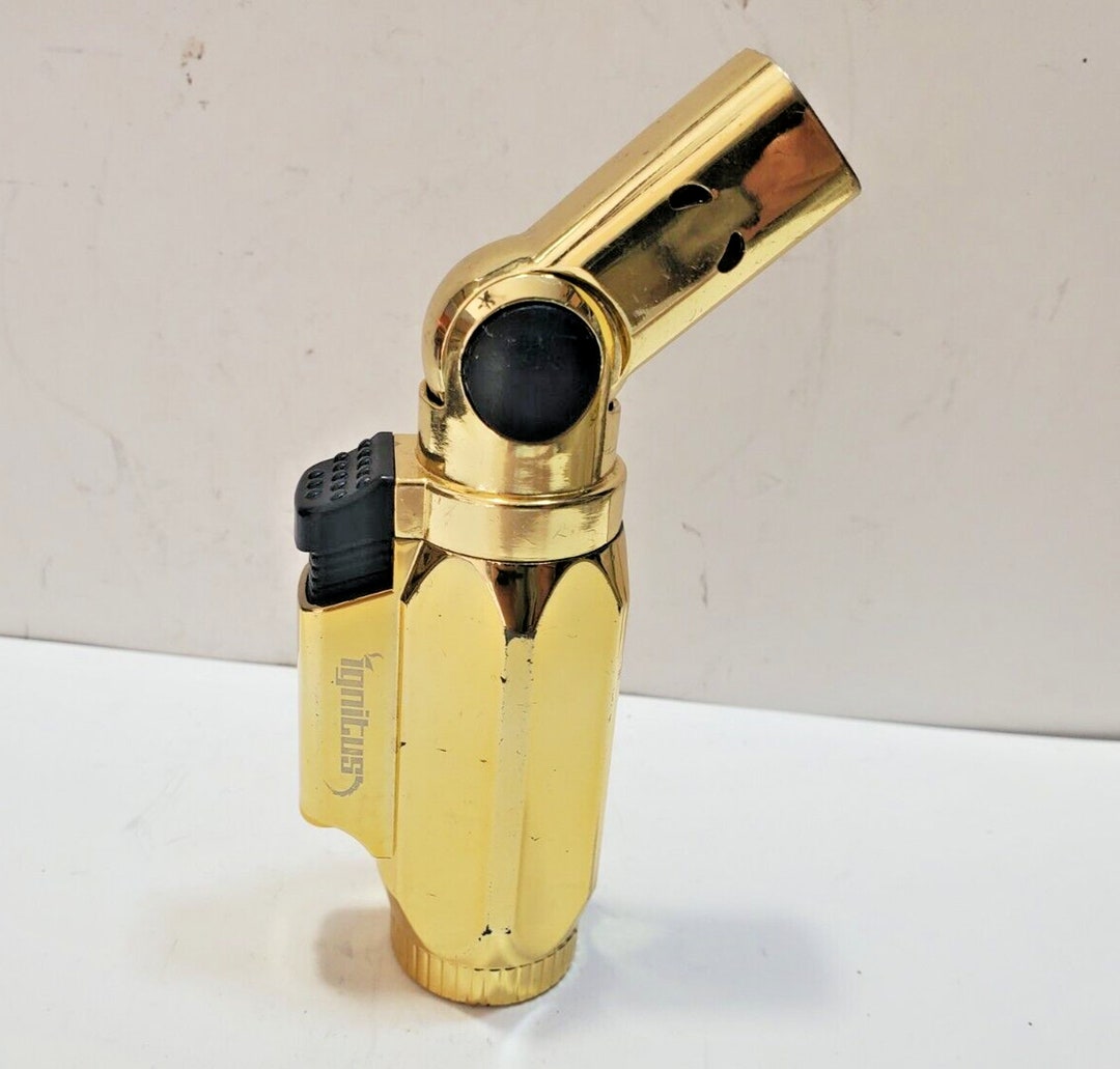 Working Ignitus Magnum Torch Lighter, Gold Tone 6311/35 - Etsy