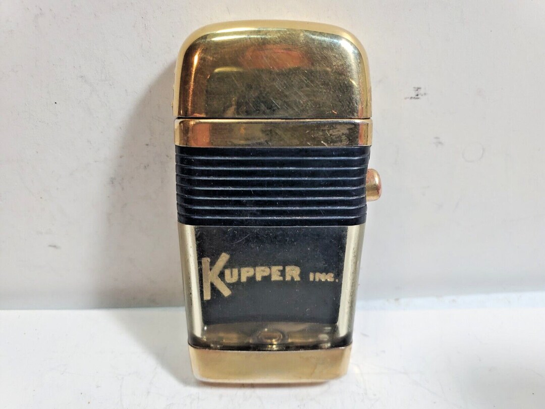 Vintage Working Scripto VU Lighter kupper Inc. Logo ADVERTISING 6040/29 ...