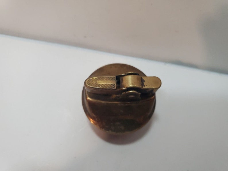 Vintage Working Brass Table Lighter INSERT Fits 1 1/2 Round Base 6129/ ...
