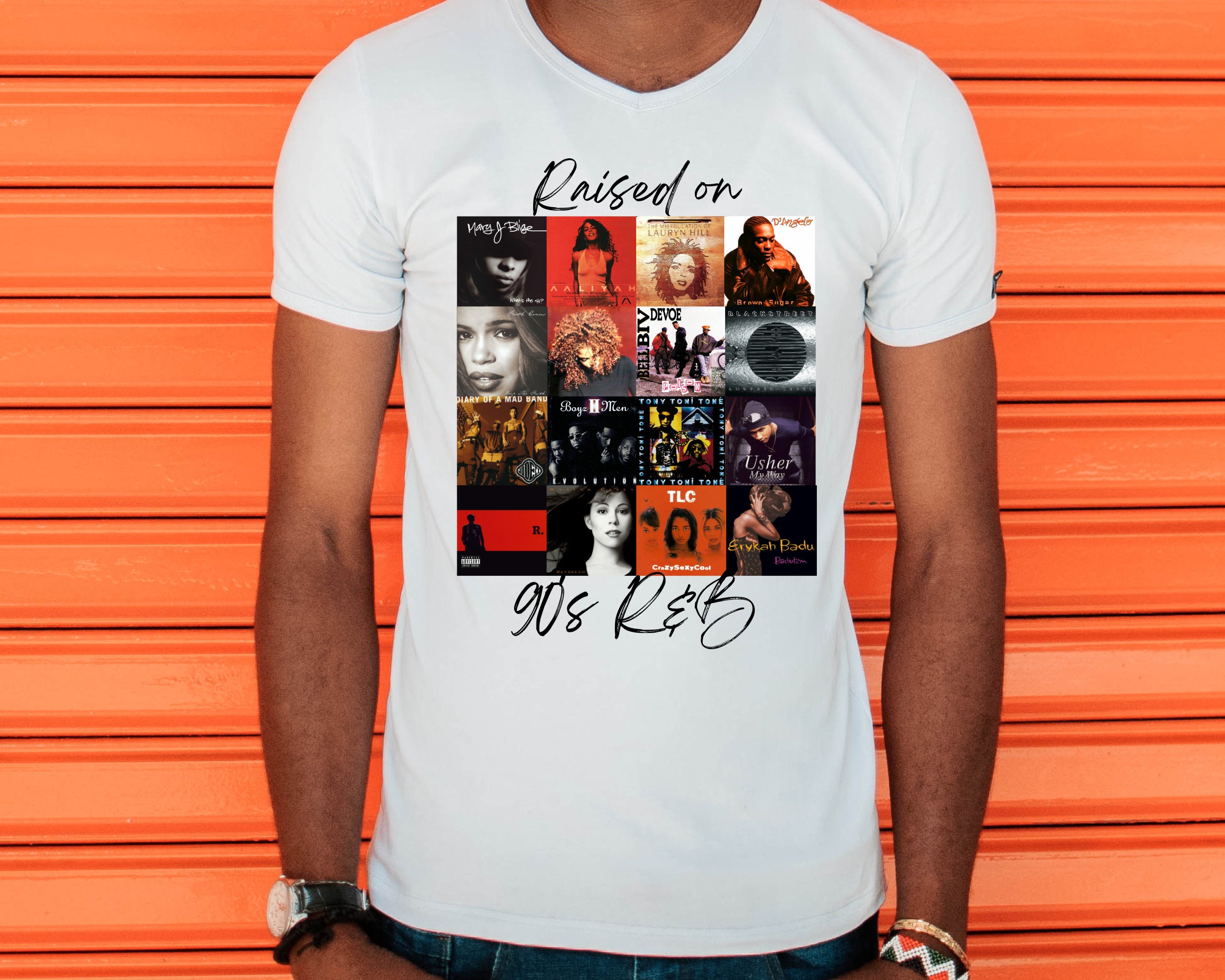 Raised on 90's R&B Album Cover PNG PDF Jpeg SVG - Etsy