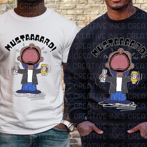 Kendrick Lamar Inspired Mustaaaard Meme T-shirt, Viral GNX Album ...