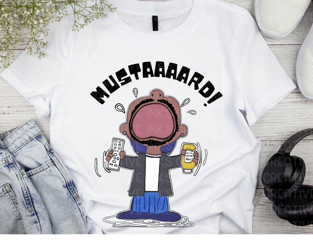 Kendrick Lamar Inspired Mustaaaard Meme T-shirt, Viral GNX Album ...