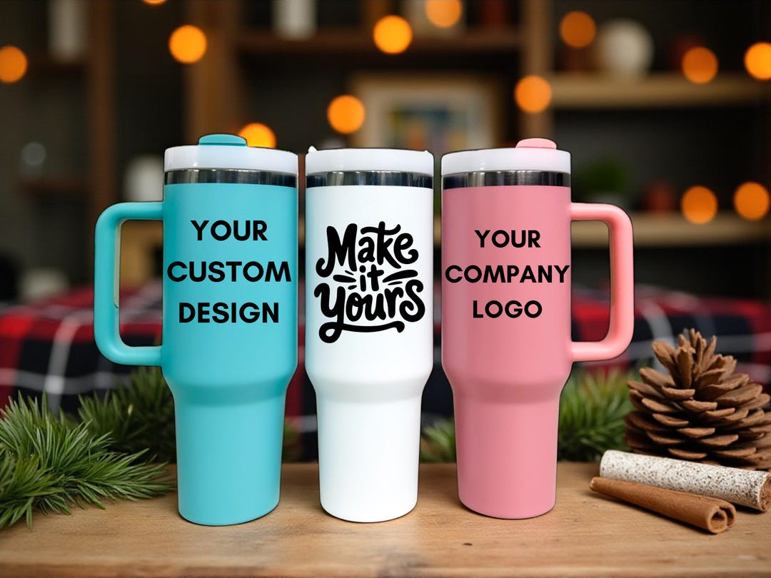 Custom Engraved 40oz Tumbler • Personalized Tumbler Your Design OR Logo ...