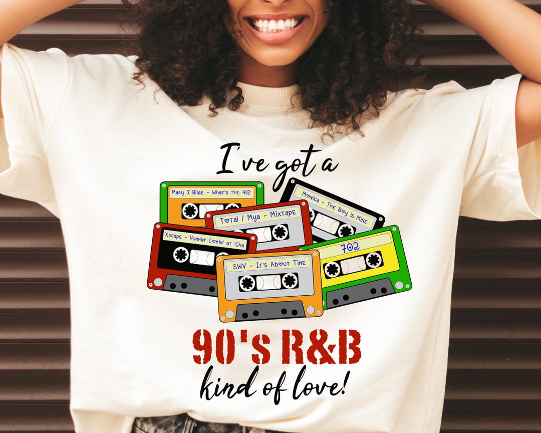 I've Got a 90's R&B Kind of Love W/ Cassettes 90's Rnb Queens PNG JPEG ...
