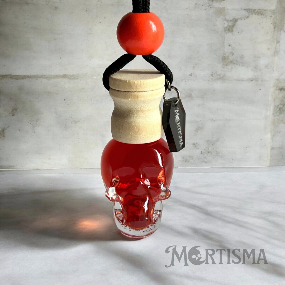 Skull Car Scent Diffuser: Spooky Orange, Oil Diffuser - Etsy