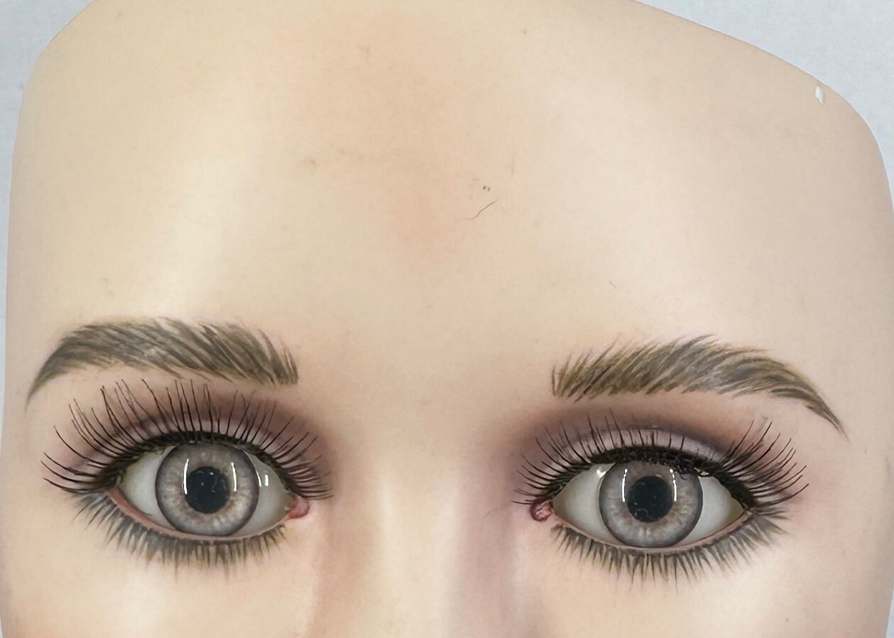 Eyeco Flexible Silicone Doll Eyes in a Grey Shade, smoke Round ...