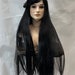 Long Black Hair Monique Doll Wig, “raven” Style Black Hair for Dolls - Etsy
