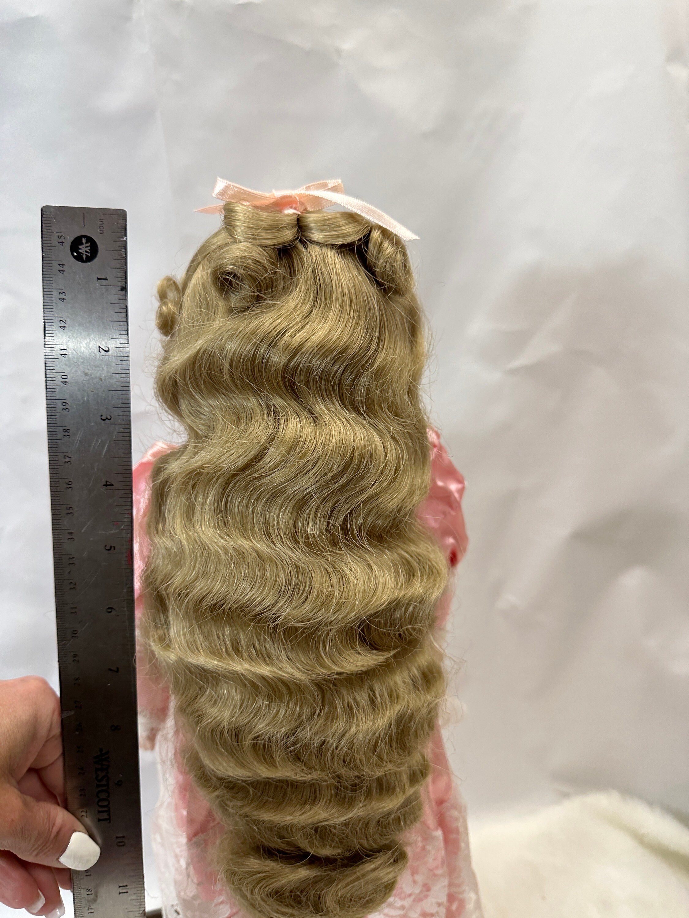 Curly Long Hair Doll Wig, “princess” Various Shades of Blondes and ...