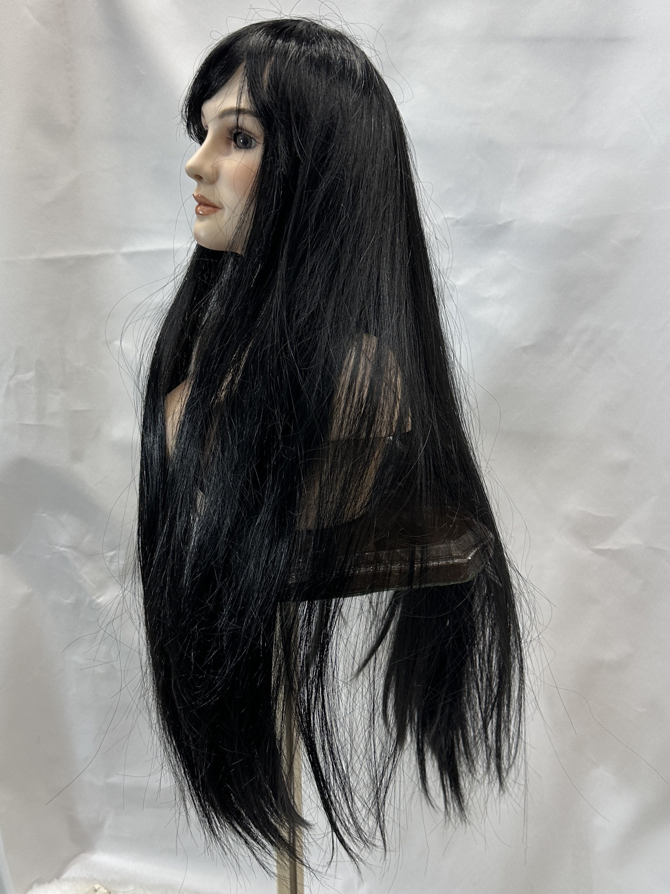 Long Black Hair Monique Doll Wig, "raven" Style - Etsy Australia