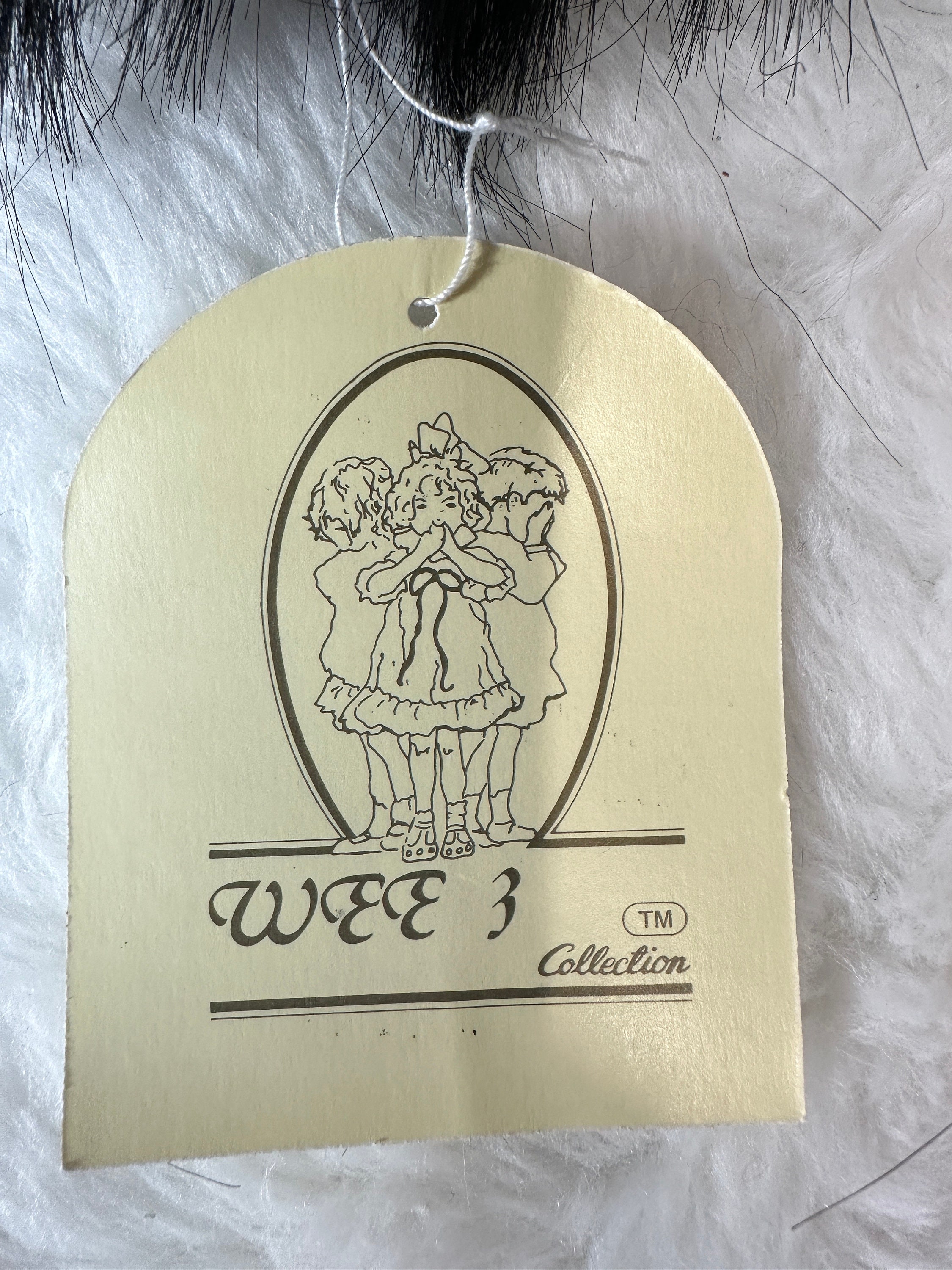 Vintage Black Crazy Senji Doll Wig Hair by Wee 3 Crazy Spikey - Etsy