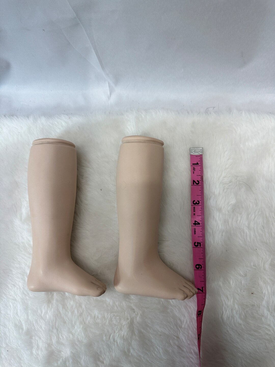 Vintage Porcelain Bisque Fired Lady Doll Legs. 7 Inch Long Bottom ...
