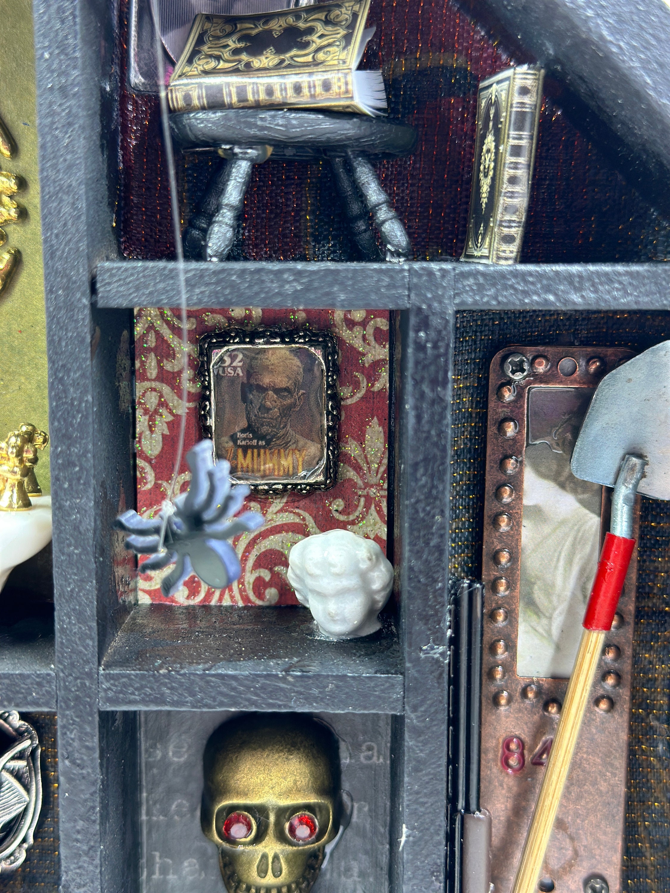 OOAK Scary Halloween Miniature Haunted Doll House Miniature Murder ...