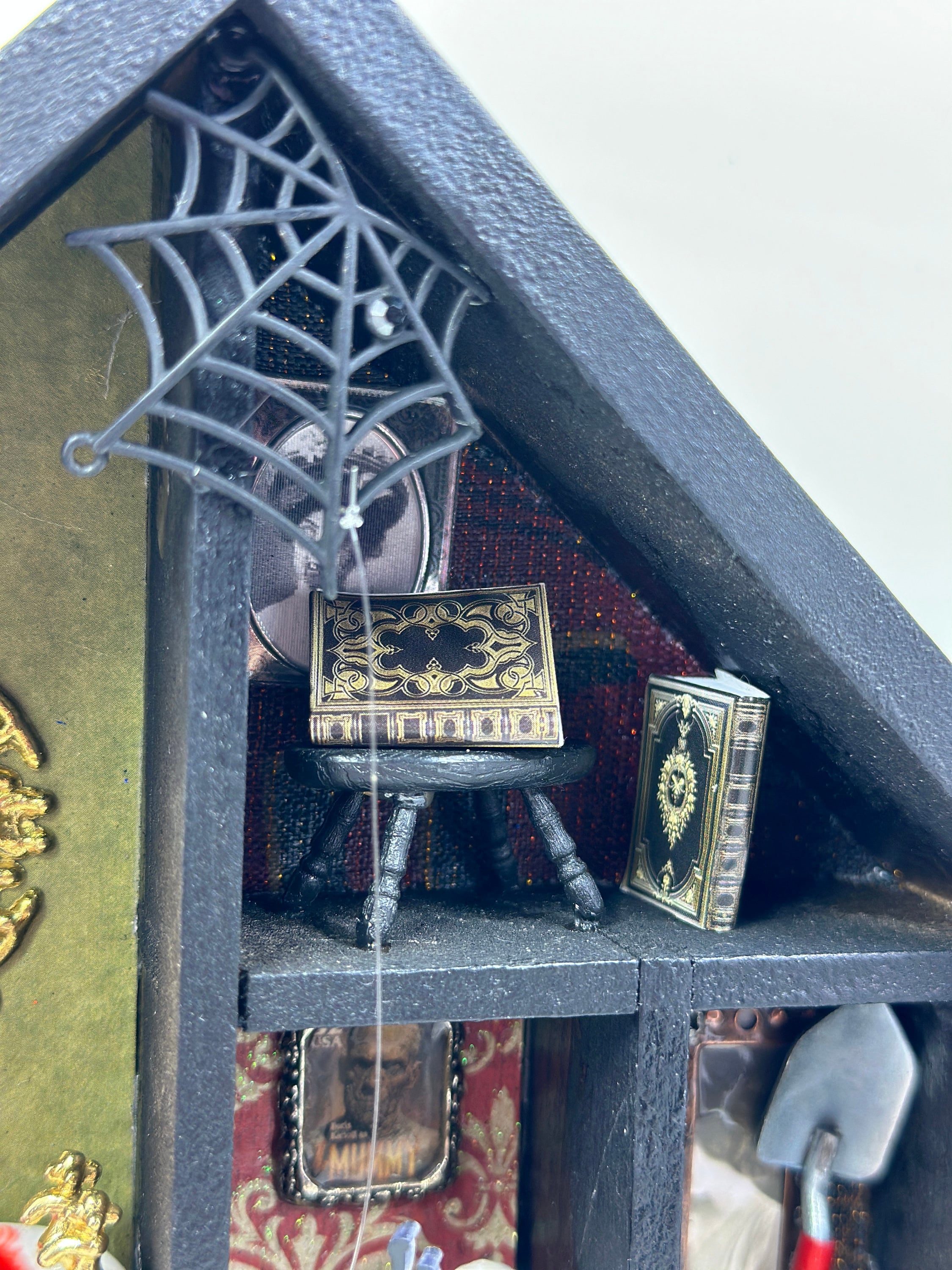 OOAK Scary Halloween Miniature Haunted Doll House Miniature Murder ...