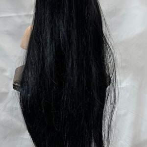 Long Black Hair Monique Doll Wig, “raven” Style Black Hair for Dolls - Etsy