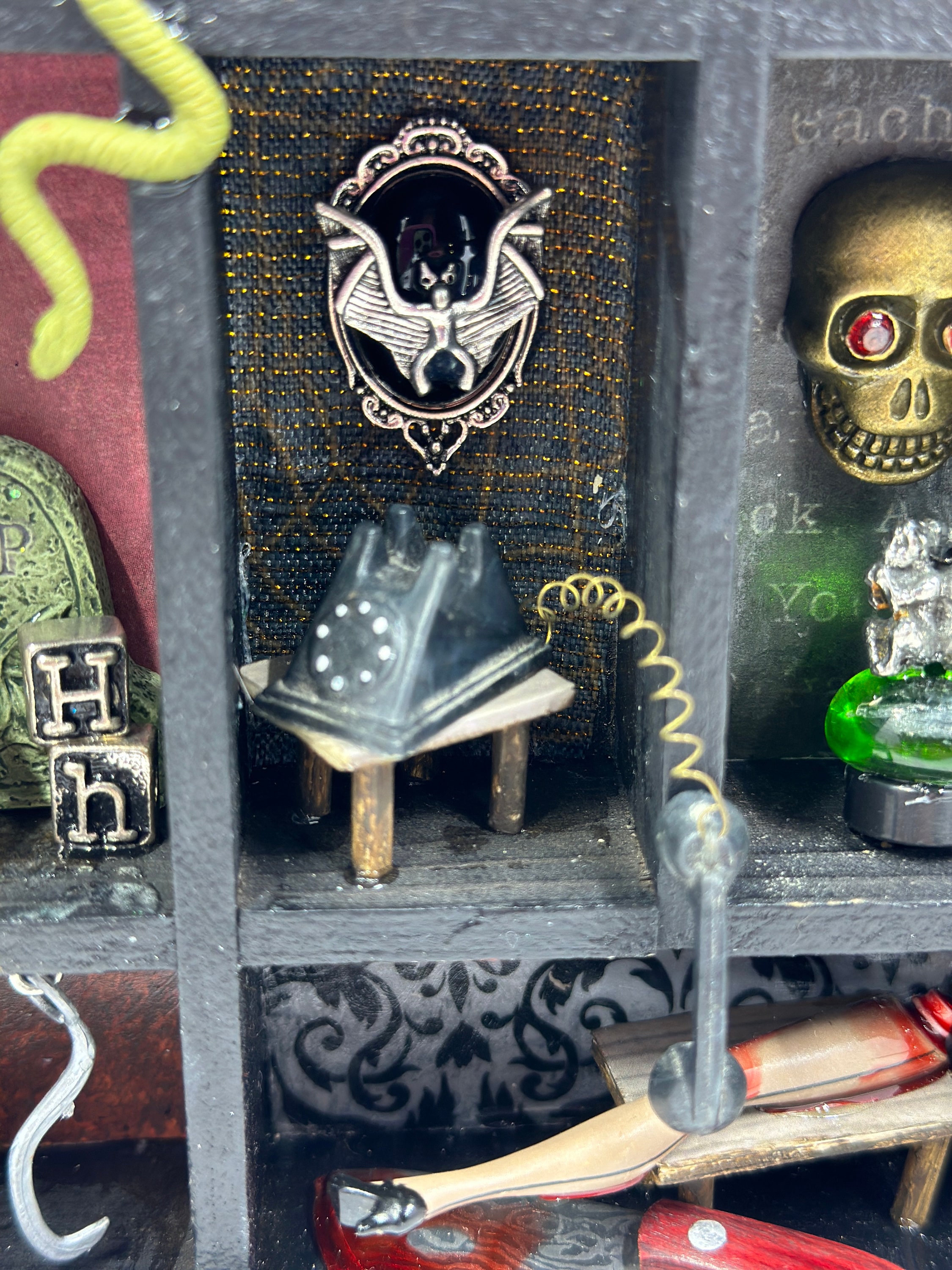 OOAK Scary Halloween Miniature Haunted Doll House Miniature Murder ...