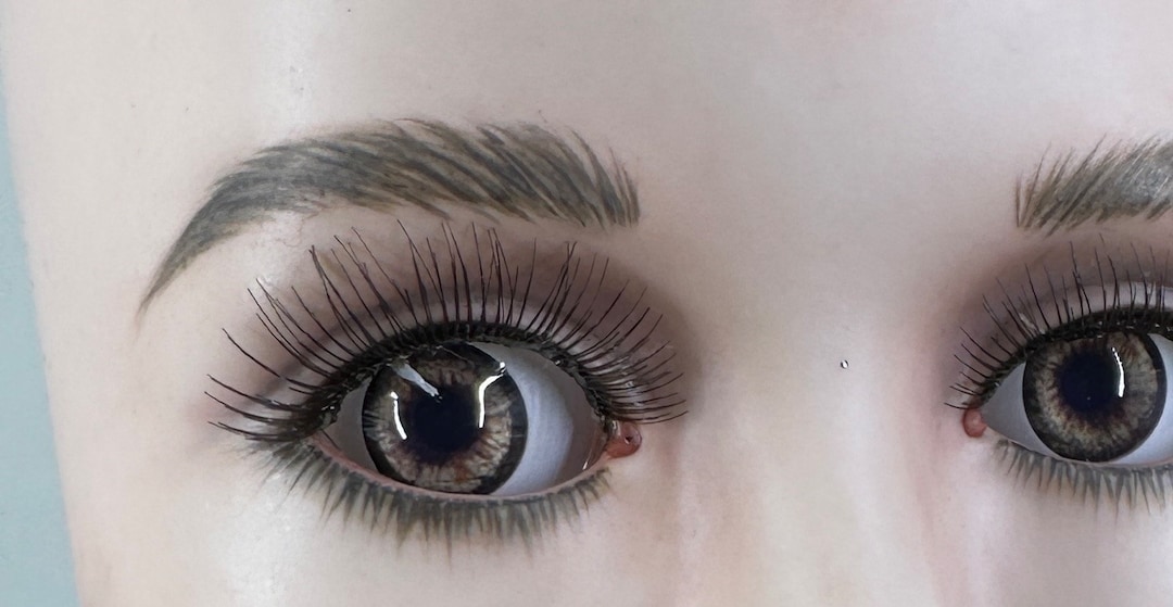 Vintage Masterpiece Acrylic Doll Eyes in Teakwood - Etsy