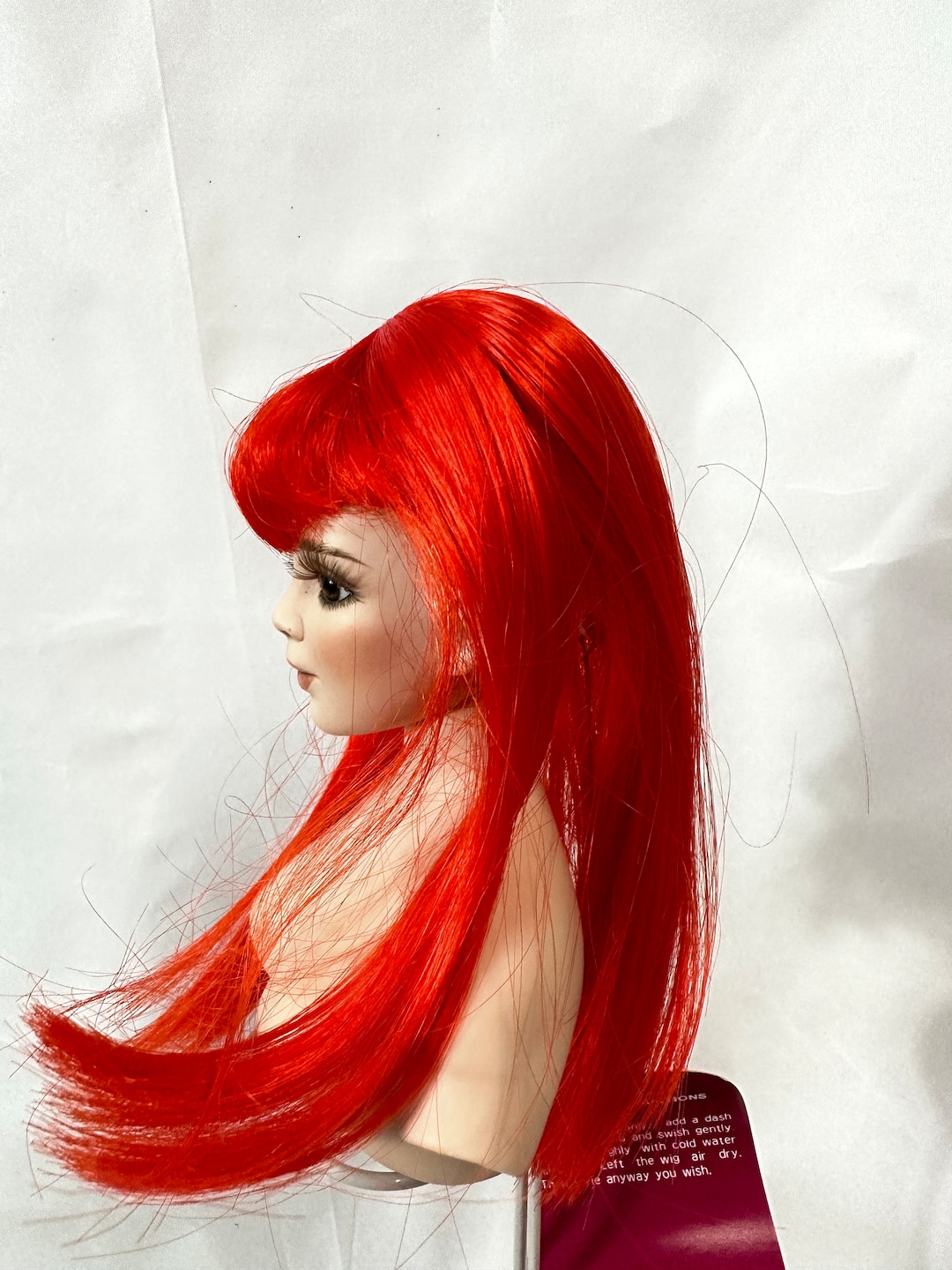 Long Bright Colorful Doll Hair Monique Doll Wig, “trix” Style Halloween ...