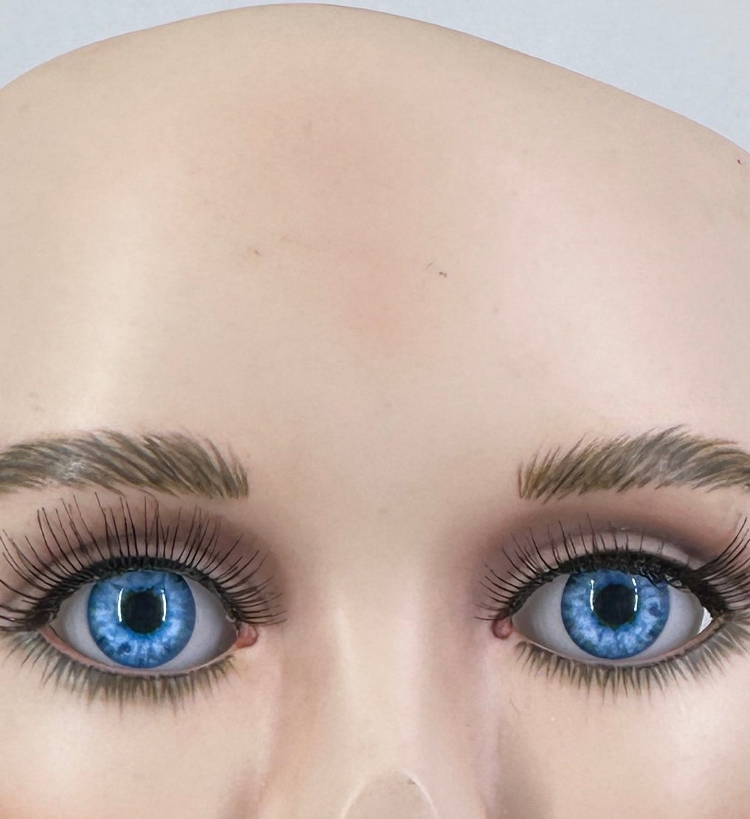 Talina’s Blue Acrylic Doll Eyes, Round Flatback Blue Acrylic Doll Eyes ...