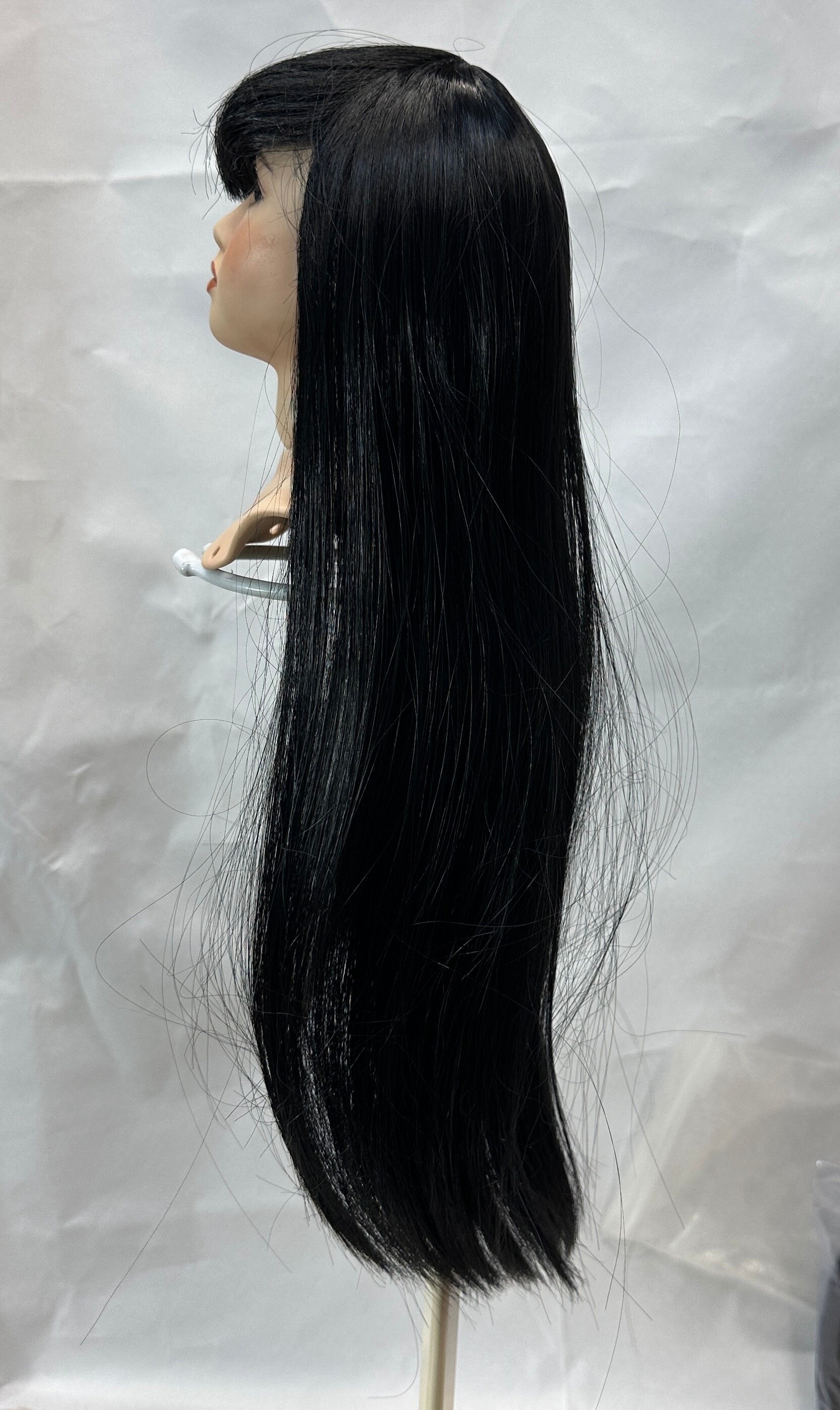 Long Black Hair Monique Doll Wig, Slumber Style - Etsy