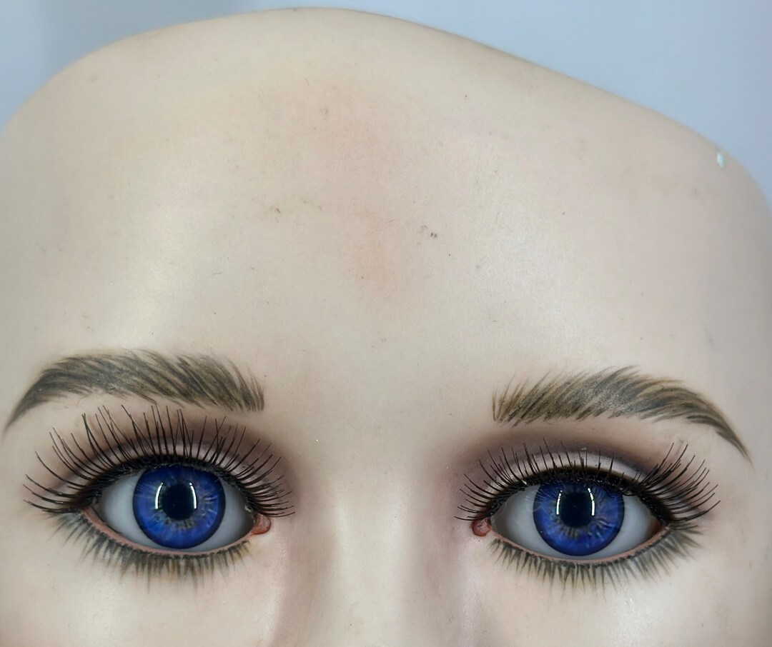 Eyeco Polyglass Acrylic Doll Eyes in the Deep Blue Shade, “midnight ...
