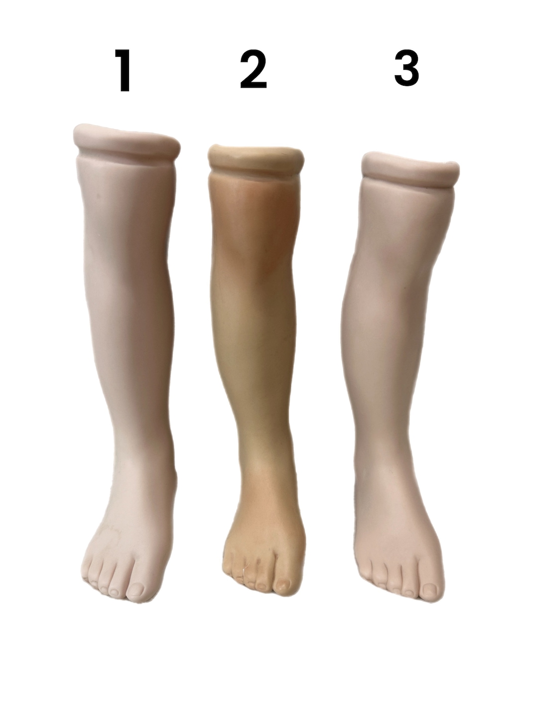 Vintage Porcelain Doll Leg, Right, 7 Inch - Replacement or Repair - Etsy