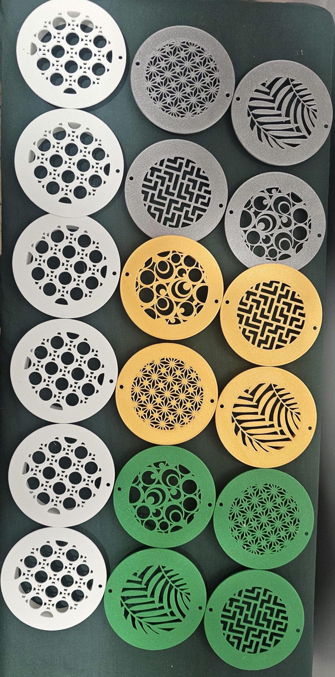 Decorative Round Air Vents 3" With Customization Option. - Etsy