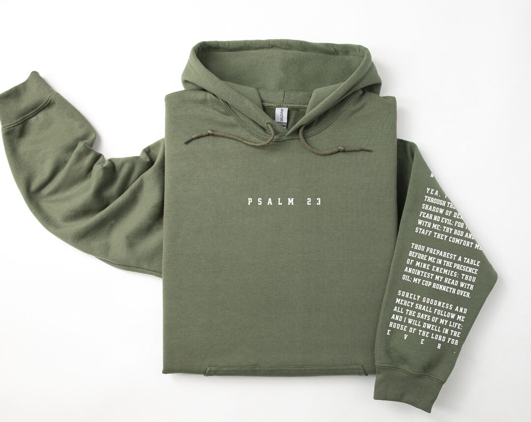 Men's Christian Hoodie Bible Verse Hoodie Christian Merch Mens ...