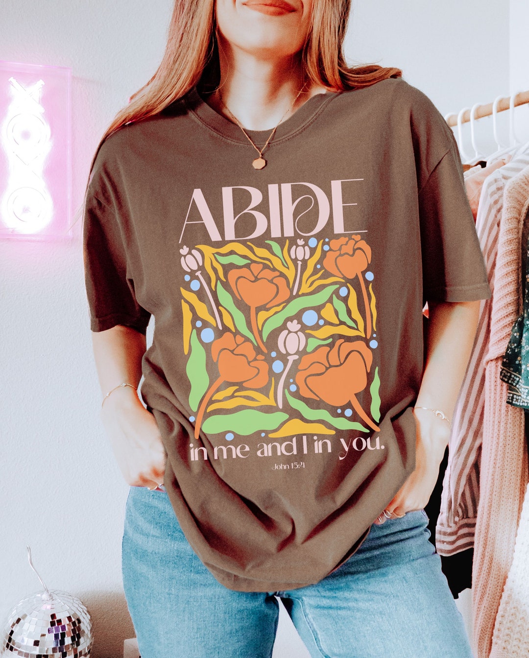 Groovy Christian Tshirts, Comfort Colors, Religious Gifts, Christian ...