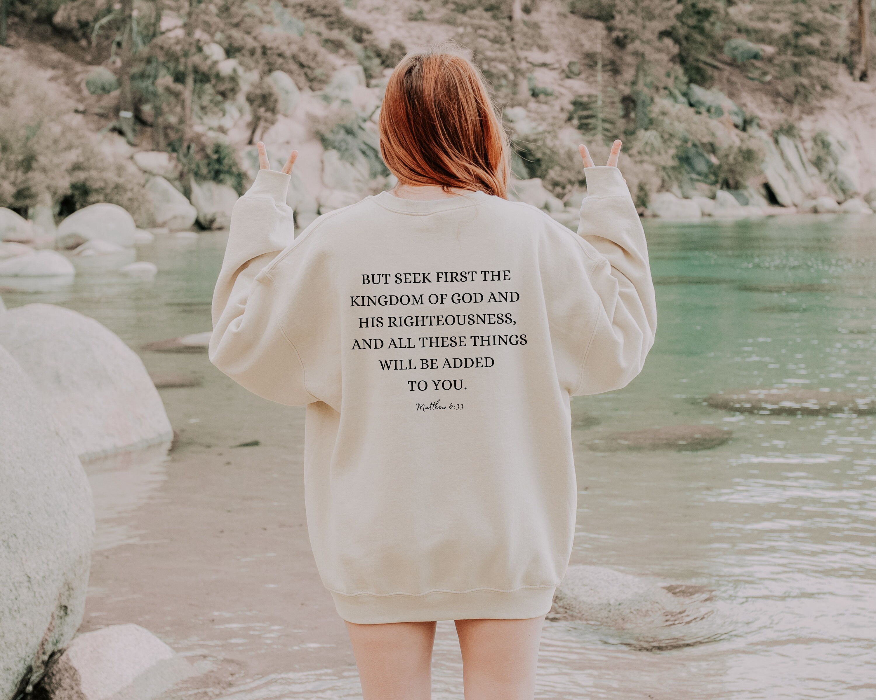 Seek First the Kingdom of God and His Righteousness Comfort Colors ...