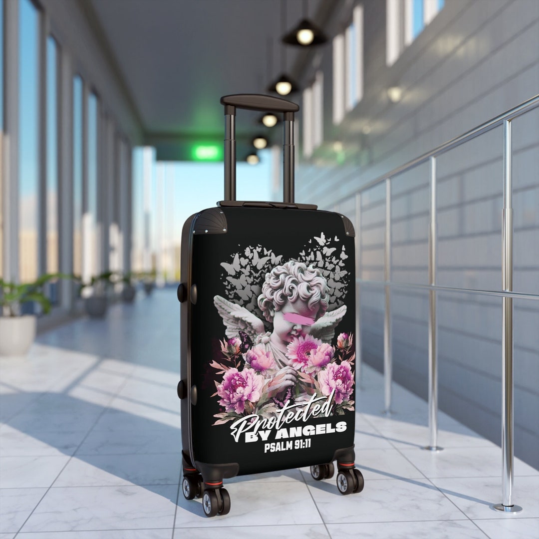 Suitcase, Christian Luggage, Bible Verse Suitcase, Travel Gift ...