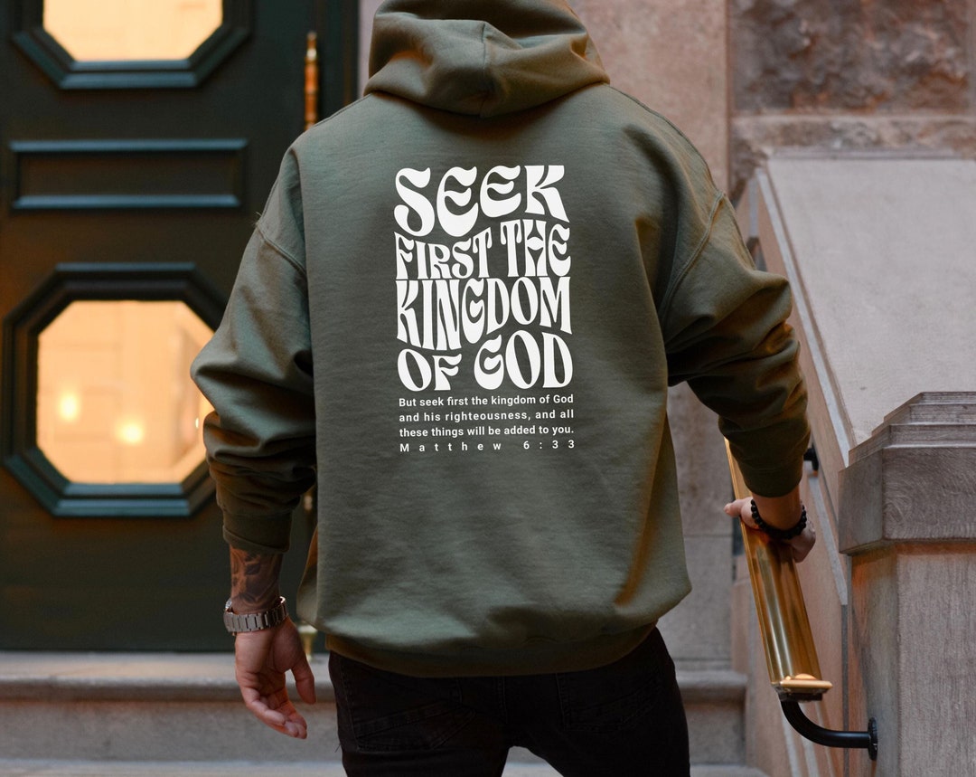 Men's Christian Hoodie Bible Verse Hoodie Christian Merch Mens ...