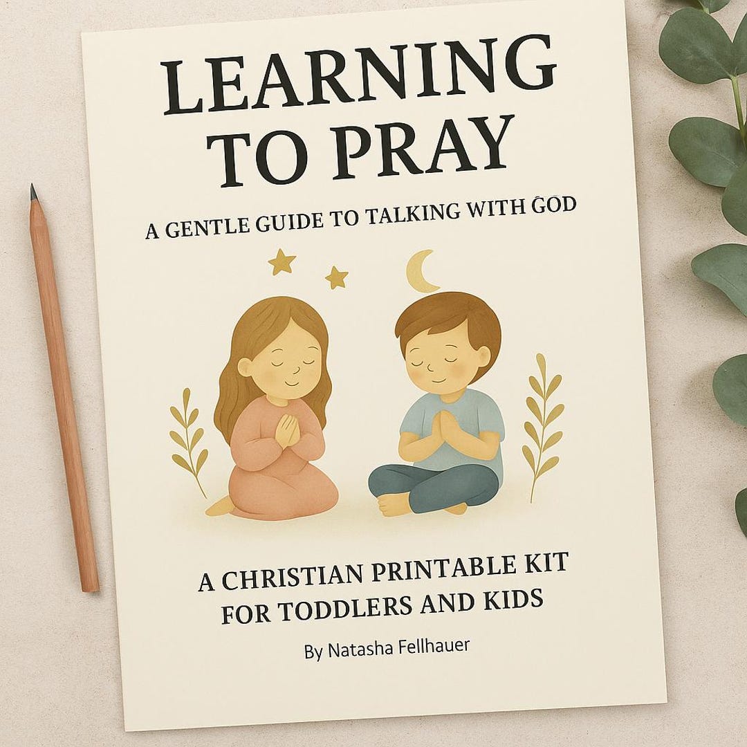 Learning to Pray™ for Kids | Christian Prayer Printable Kit | Bible ...