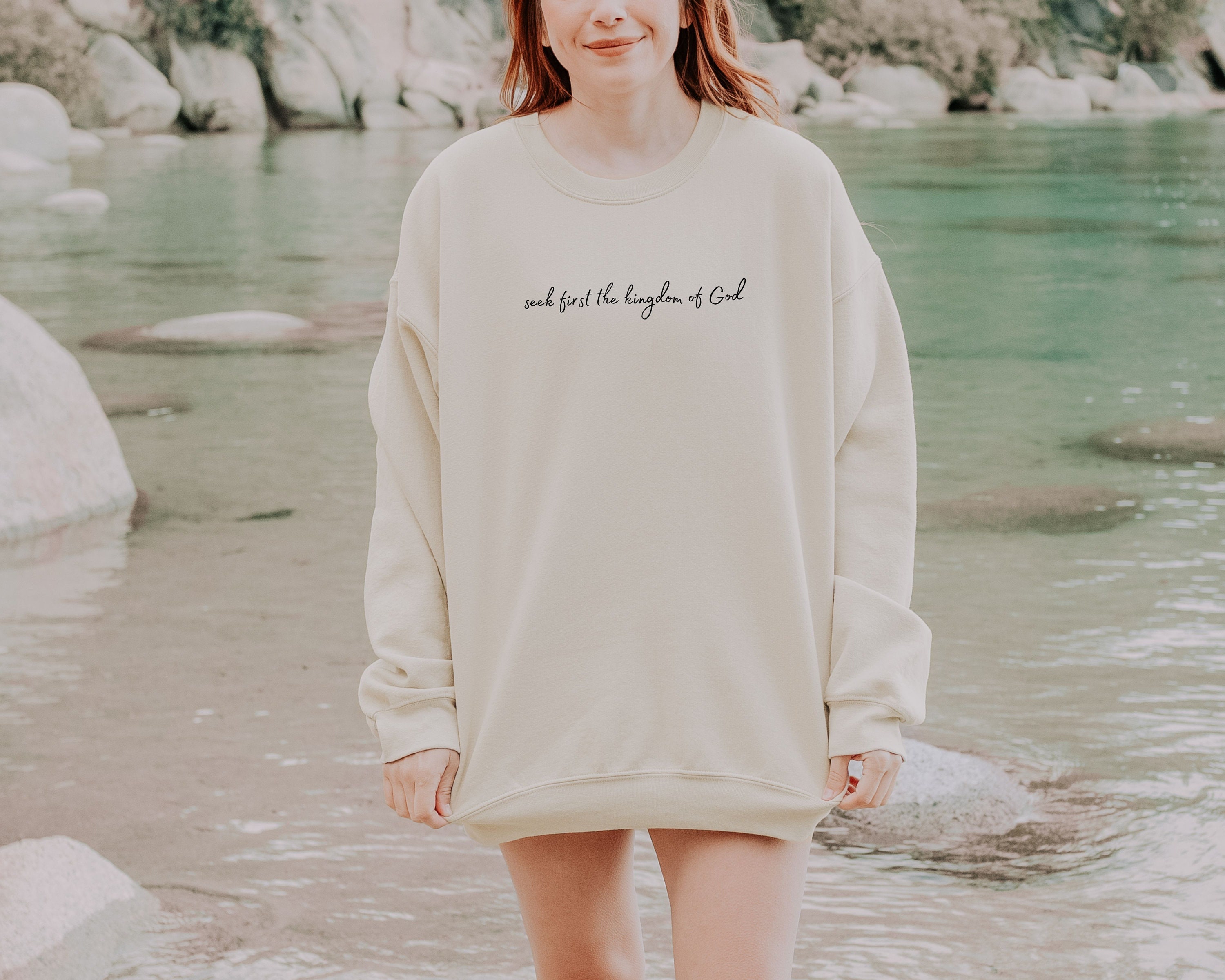 Seek First the Kingdom of God and His Righteousness Comfort Colors ...