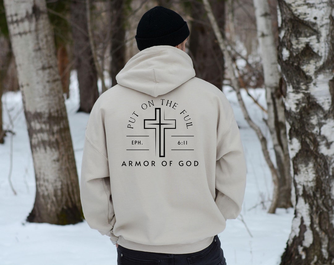 Men's Christian Hoodie Bible Verse Hoodie Christian Merch Mens ...