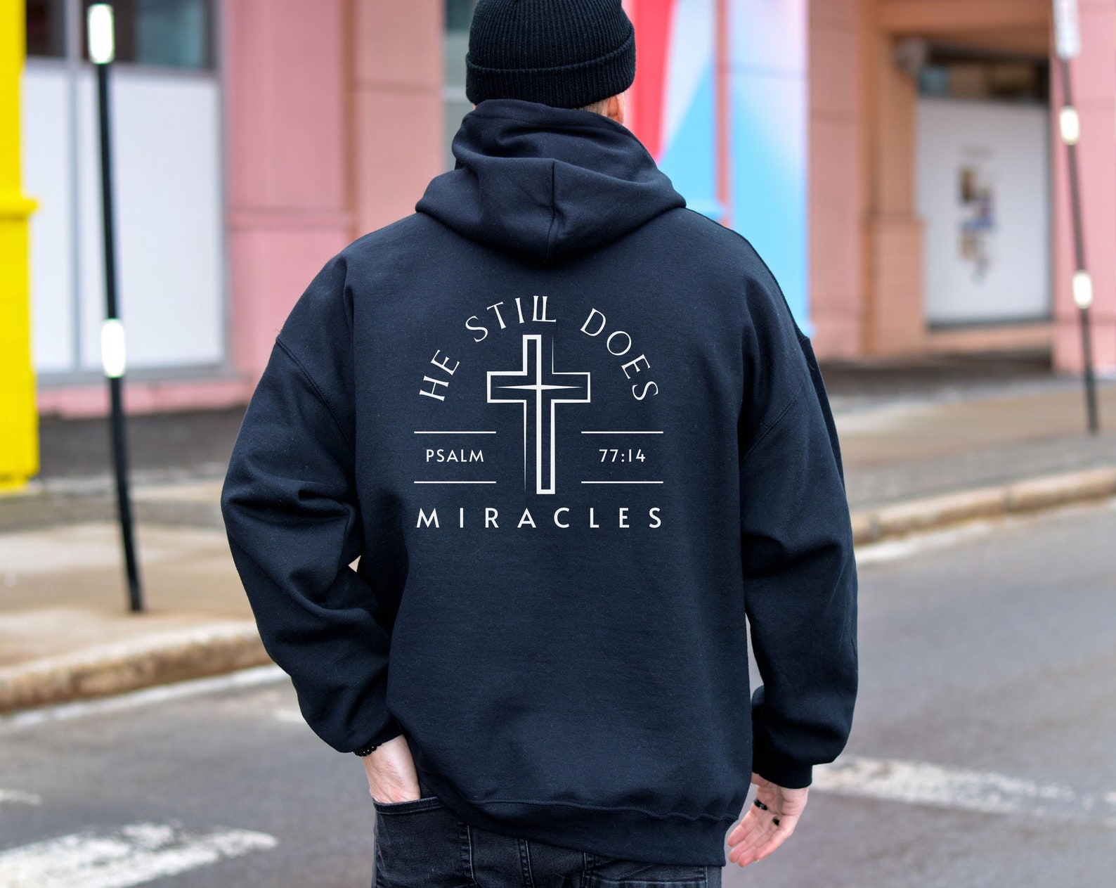 Men's Christian Hoodie Bible Verse Hoodie Christian Merch Mens ...
