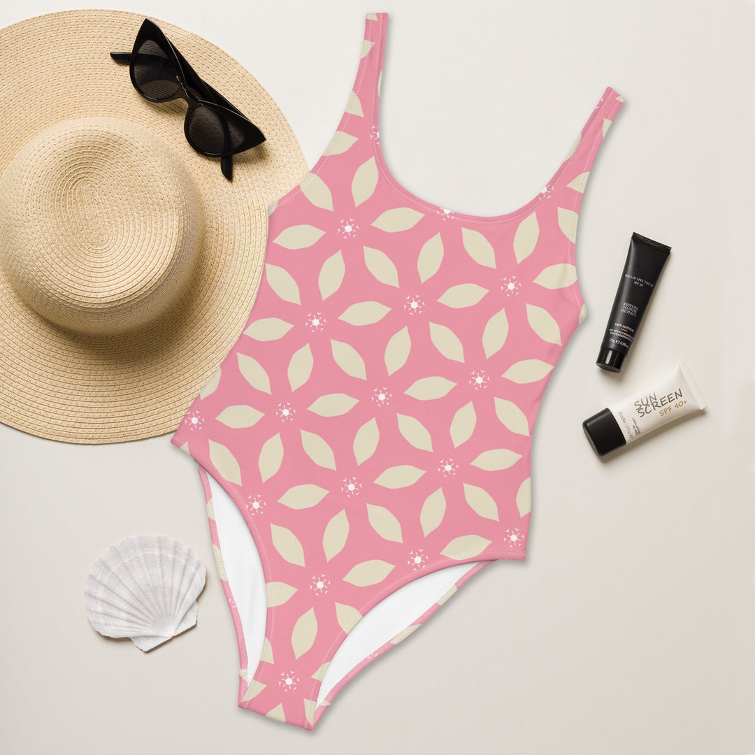 One-piece Swimsuit, Retro Style Swimsuit, Vintage Chic One-piece ...