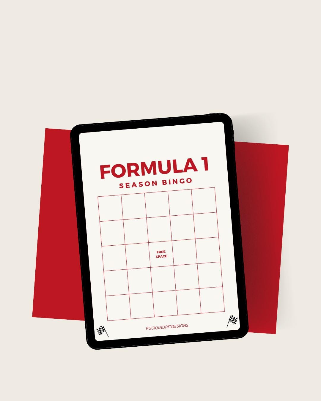 FORMULA 1 BINGO SHEET - Etsy