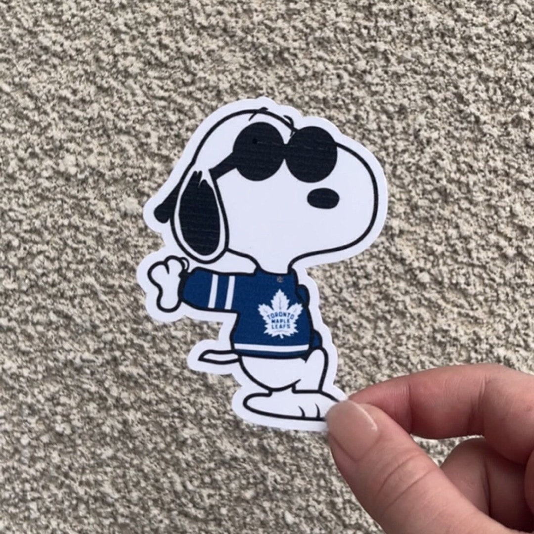 Snoopy Leafs Jersey Sticker - Etsy