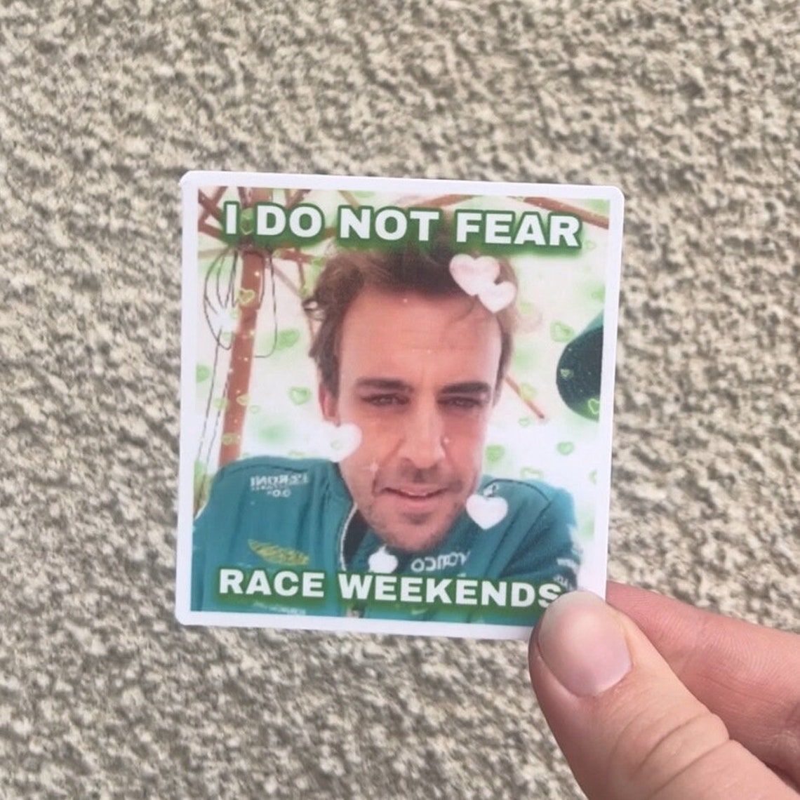 Formula 1 Affirmation Sticker - Etsy UK