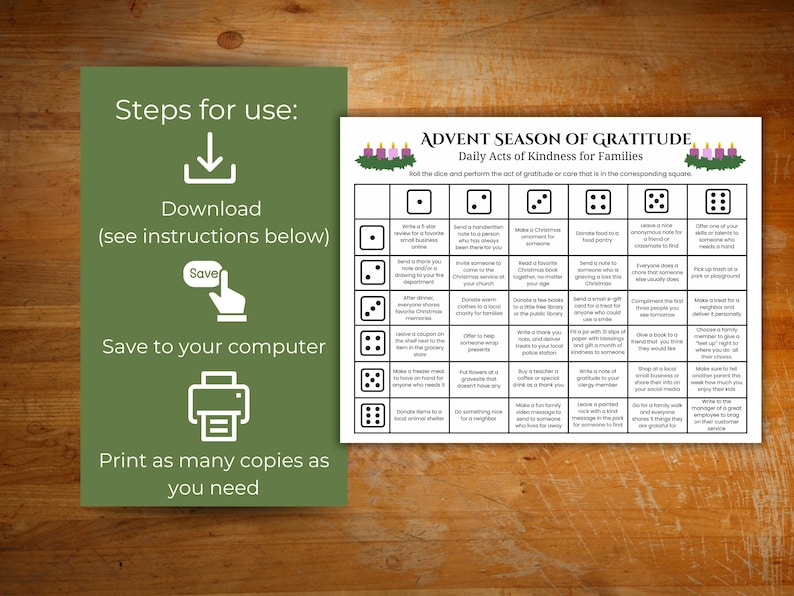 Advent Season Activity for Family, 2024 Advent Activity for Kids, Month ...