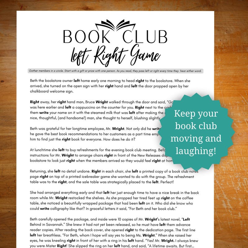 Book Club Giveaways - Etsy