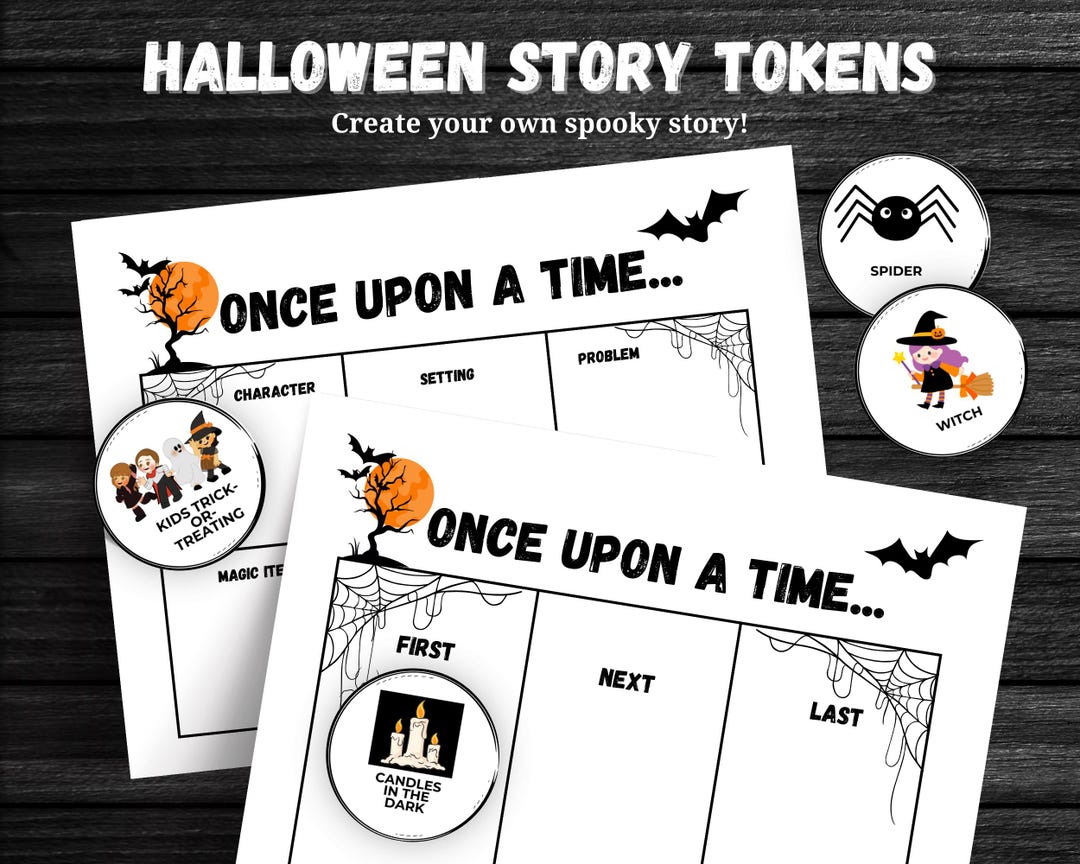 Halloween Story Board Game for Halloween | Halloween Classroom Game ...