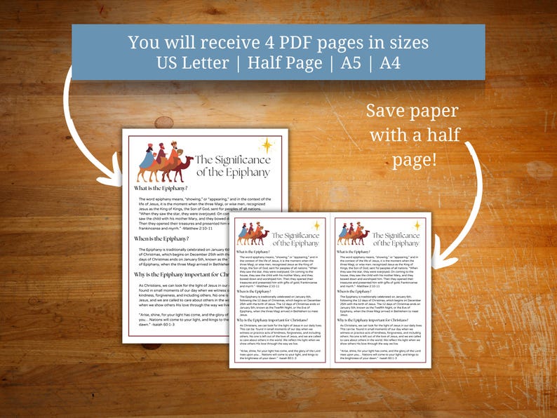 What is the Epiphany Printable Worksheet for Church or Youth Group ...