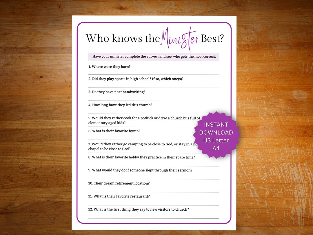 Church Group Icebreaker Game, Activity for Youth Groups, Get to Know ...