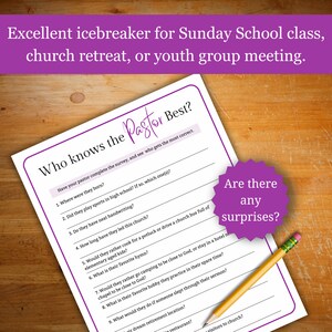 Church Group Icebreaker Game, Download Game for Youth Groups, Get to ...