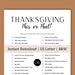 Thanksgiving Game This or That Printable, Thanksgiving Dinner Game ...