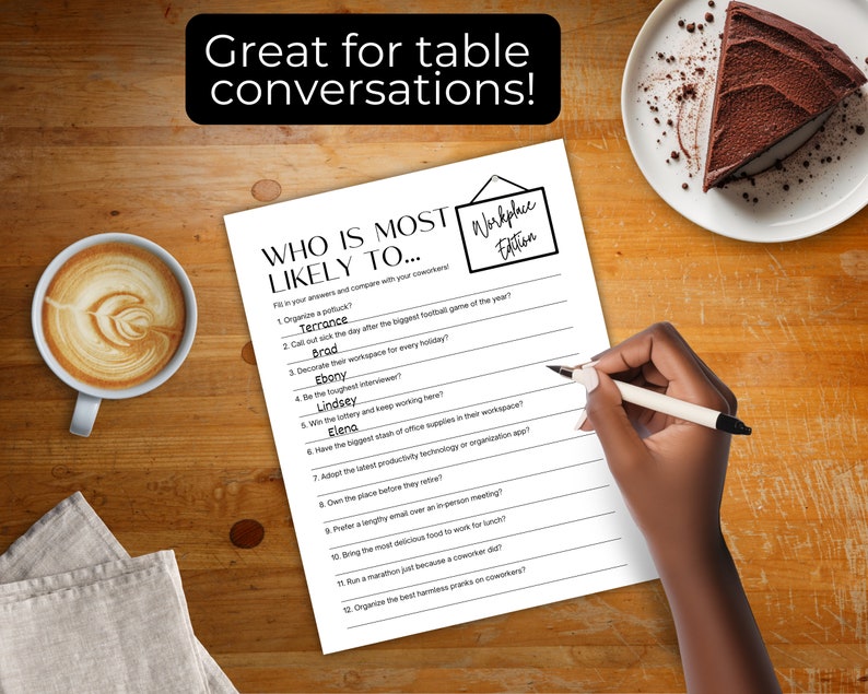 Office Icebreaker Games for Office Parties, Staff Meetings, Work ...